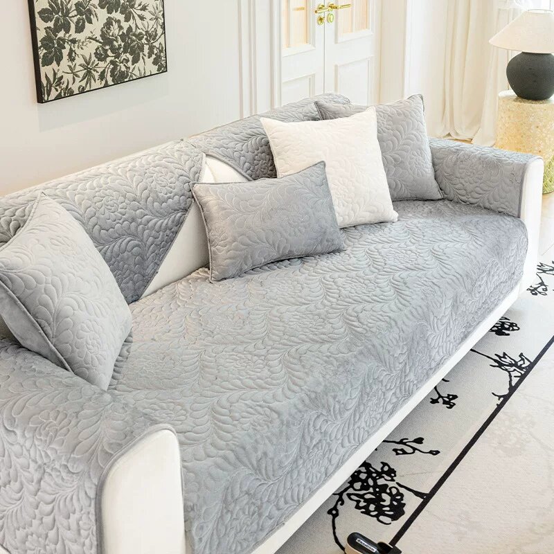 Phoenix Feather вышитый мягкий велюр чехол для подушки набор 45x45см для декора