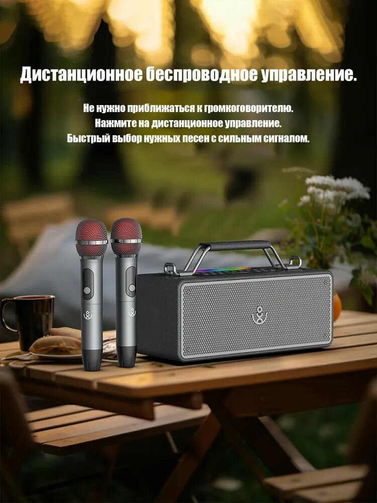 Портативный сабвуфер XDOBO "Bold" BMTL, 150 Вт, влагозащищенный, черный