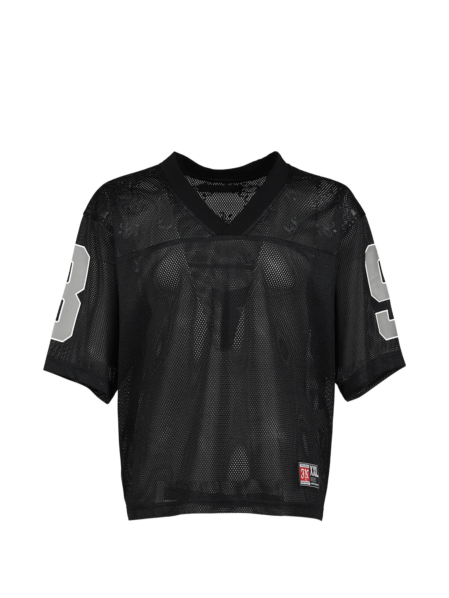 Футболка Logo-print mesh T-shirt