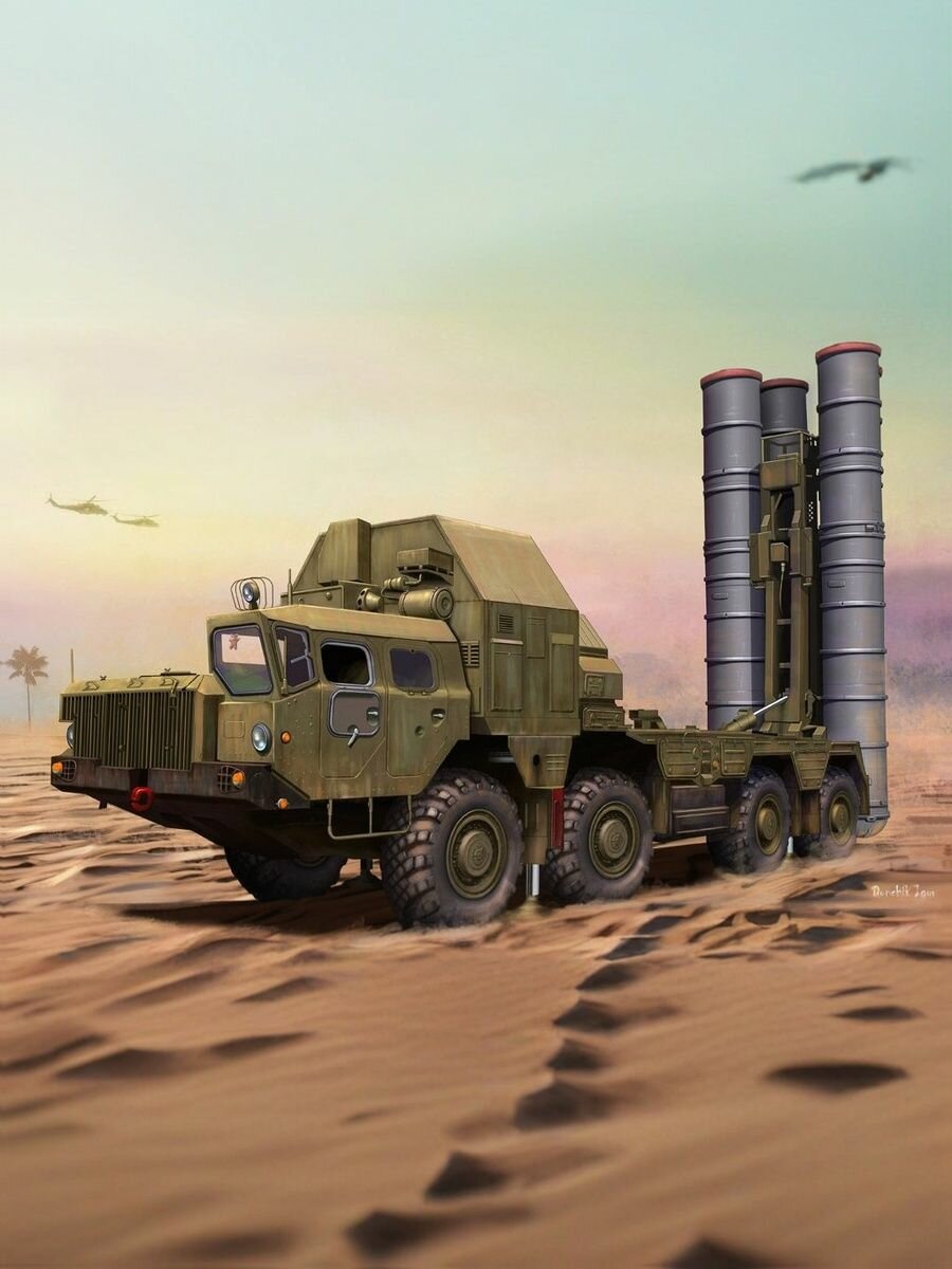 82929 1/72 Ракетная установка 48N6E of 5P85S TEL S-300PMU SA-10 GRUMBLE