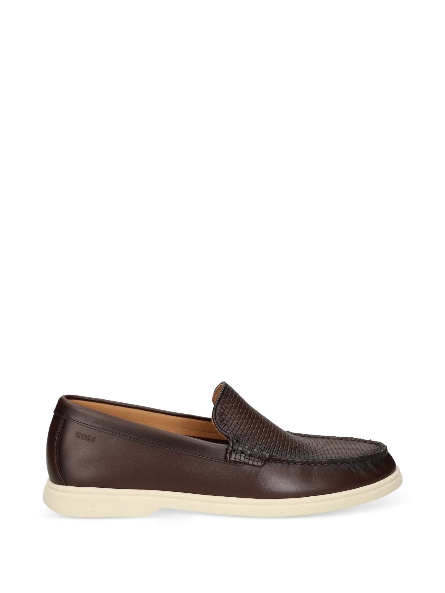 Лоферы Woven-panel leather loafers