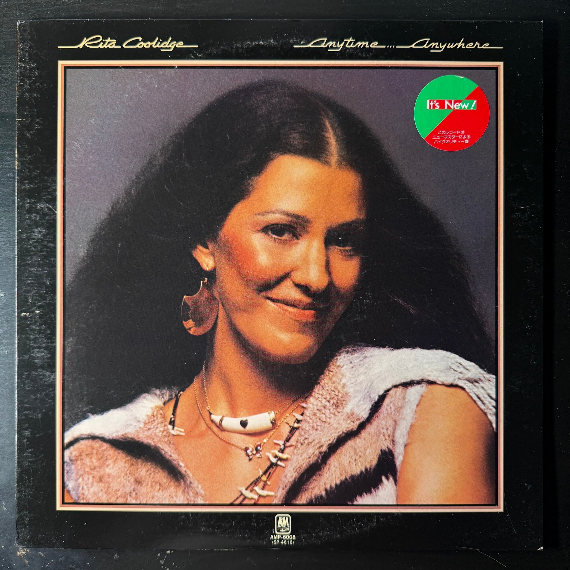 Виниловая пластинка Rita Coolidge Anytime. Anywhere (Япония 1979г.)