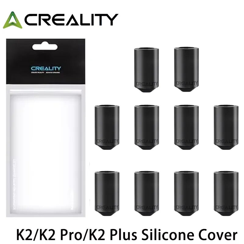 Силиконовые носки Creality Offical K2 Plus, силиконовый чехол K2 Plus Hotend, 5/10 шт. для аксессуаров для 3D-принтеров K2/K2 Pro/K2 Plus