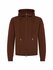 Худи FEDELI Zip-up drawstring hoodie, размер 48, , коричневый