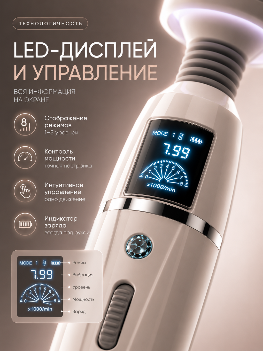Вибратор, вибратор женский, вакуумный вибратор , вибратор микрофон , 18+