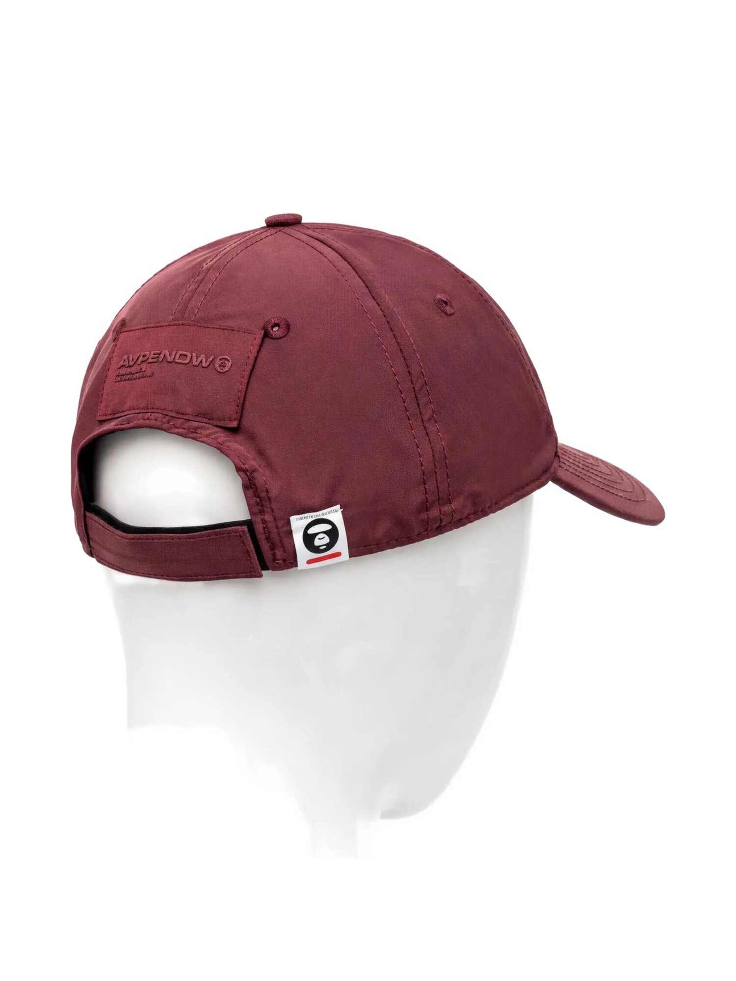 Кепка AAPE BY A BATHING APE Logo-patch baseball cap для мальчиков, размер OneSize, красный — фото 1