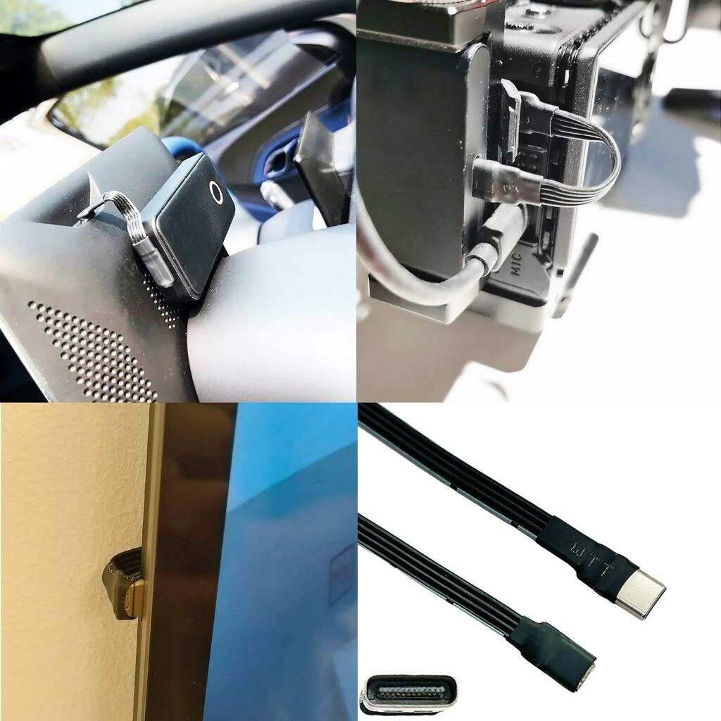 Кабель USB-C — USB-C, 0.7m - локоть — фото 1