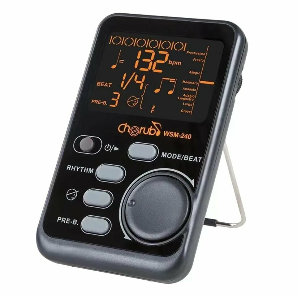 Универсальный музыкальный инструмент Метроном Beat Tempo LCD Цифровое пианино Скрипка Метроном