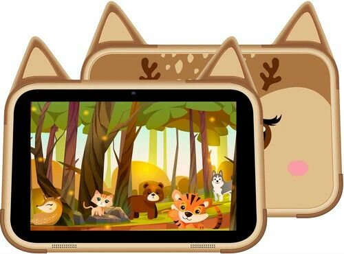 8" Планшет Kenshi Kids H20 LTE (Kids H20 LTE) 64 ГБ бежевый - 1280x800, IPS, 4x2 ГГц, 3 ГБ, 4000 мА*ч, Android