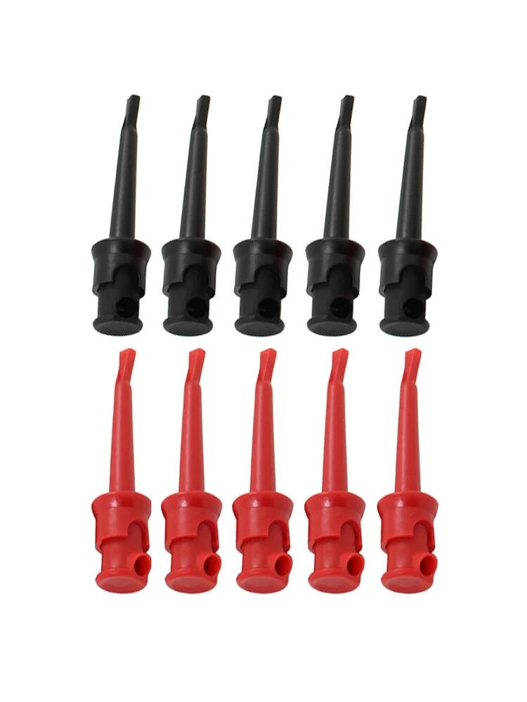 Тестовые крюк-зажимы KSSTCONNECT 20.135 5pcsRed 5pcsBlack