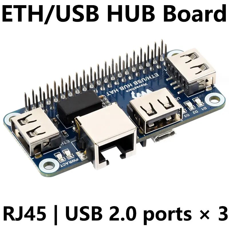 Spotpear Хаб Ethernet и USB для Raspberry Pi Zero — фото 1