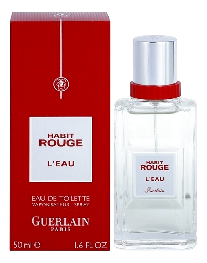 Мужская туалетная вода Guerlain Habit Rouge L Eau 50 мл / Герлен Абит Руж Ле
