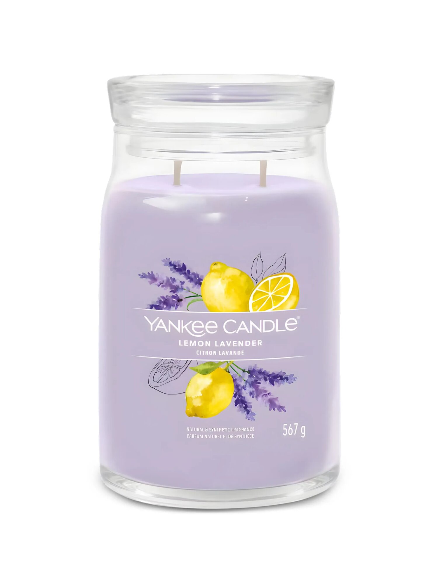 Большая свеча Lemon Lavender, OneSize , purple