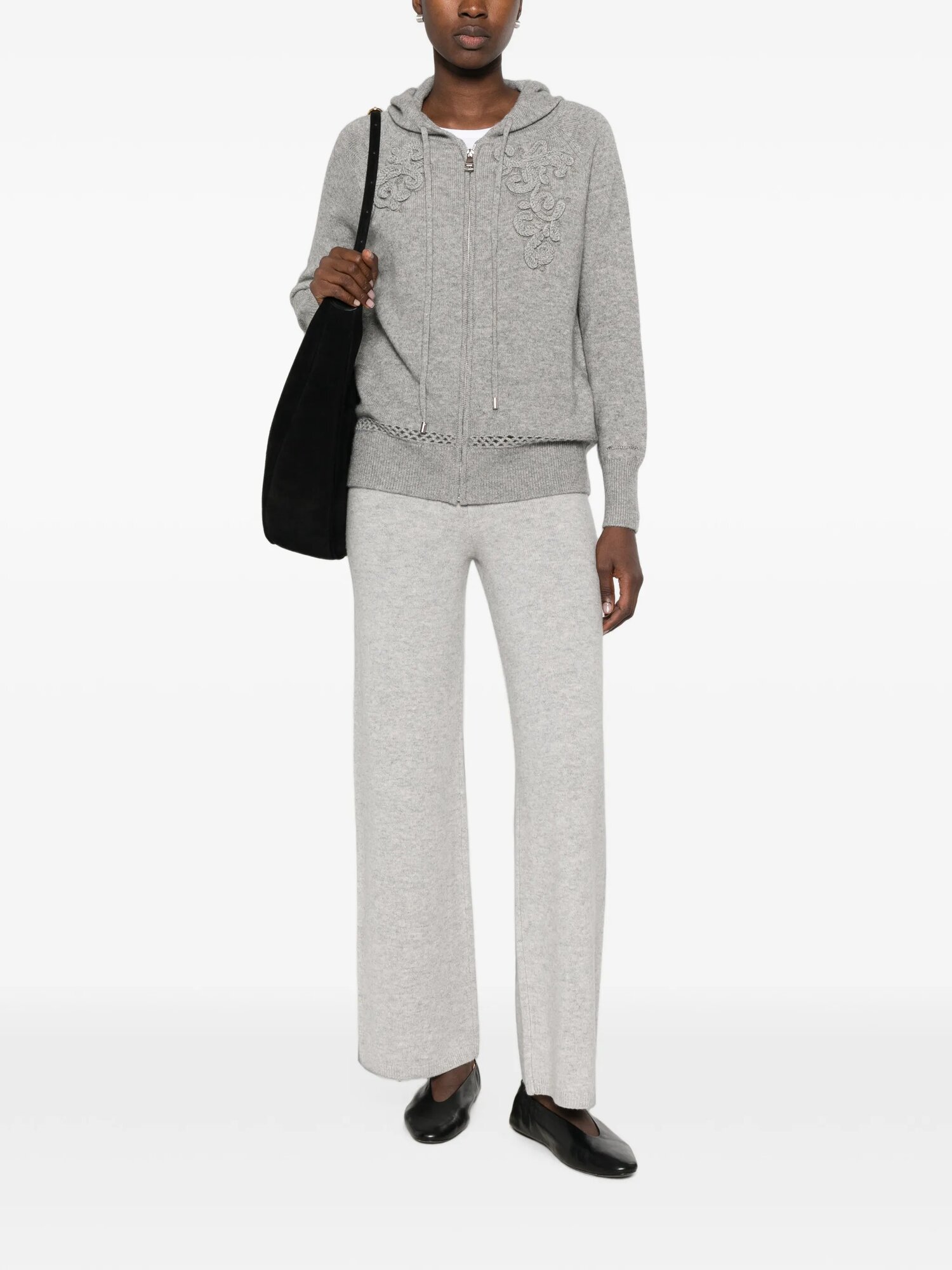 Брюки Ermanno Firenze Drawstring-waist track pants, размер 42 — фото 1