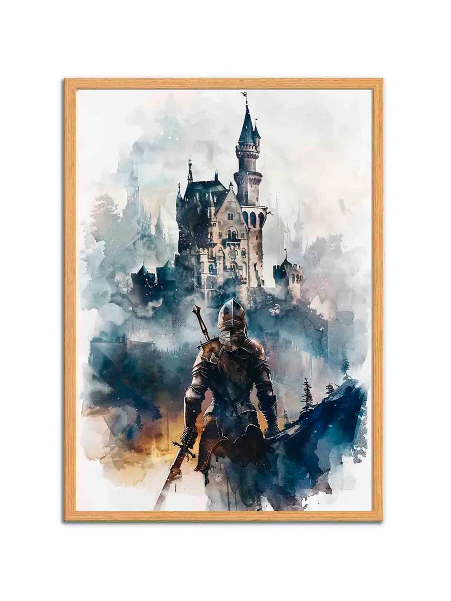 Енот-зверь Рыцарь 5, Плакат 30x42см