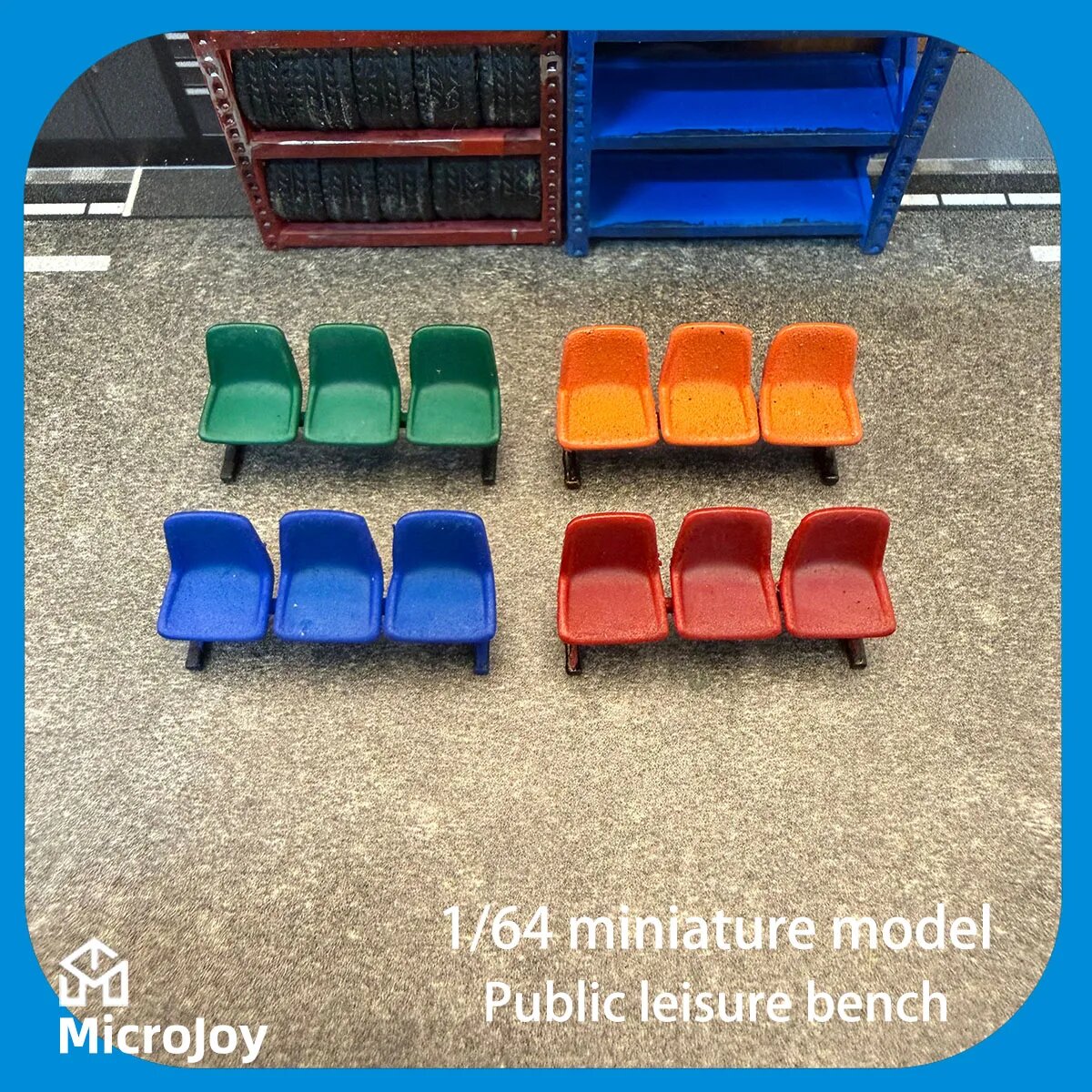 Масштабная модель мастерской MicroJoy 1:64 Red — фото 1