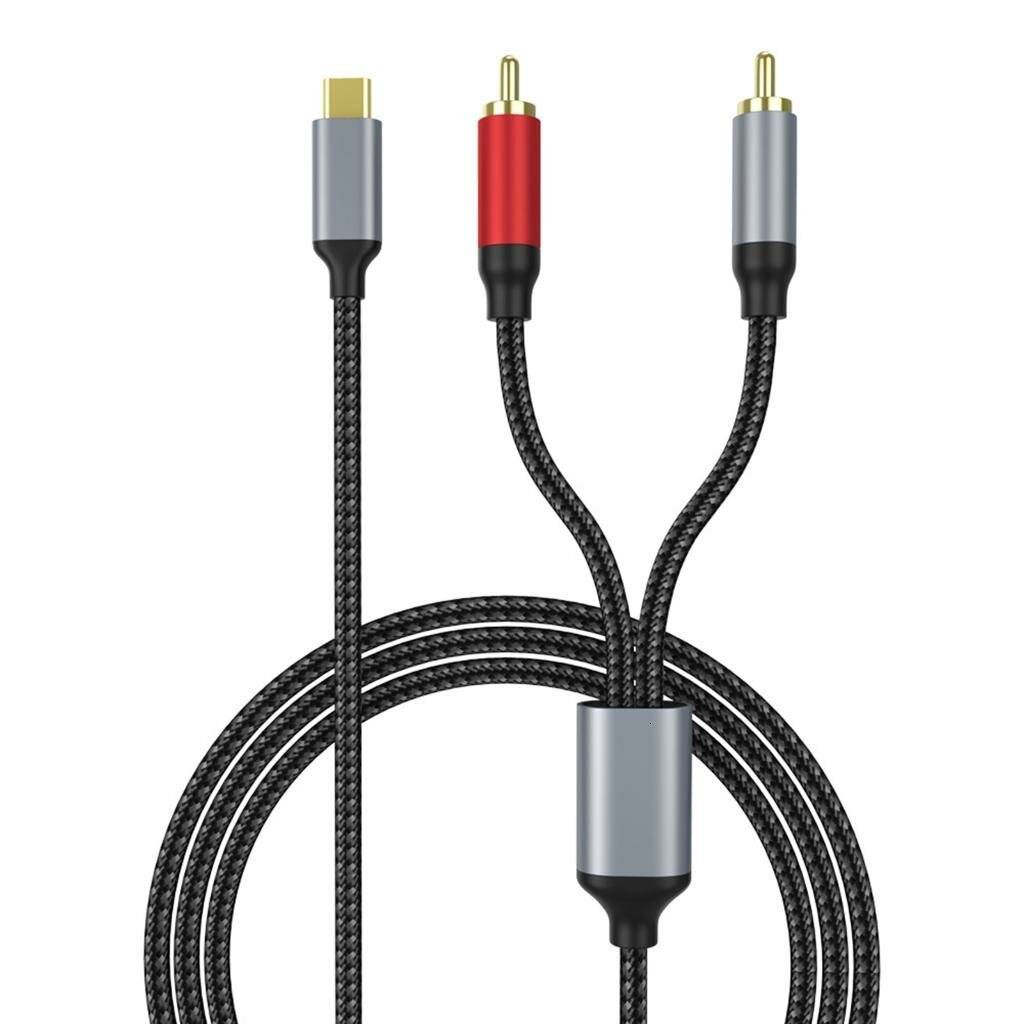 Аудиокабель Type C — 2RCA 1.5м