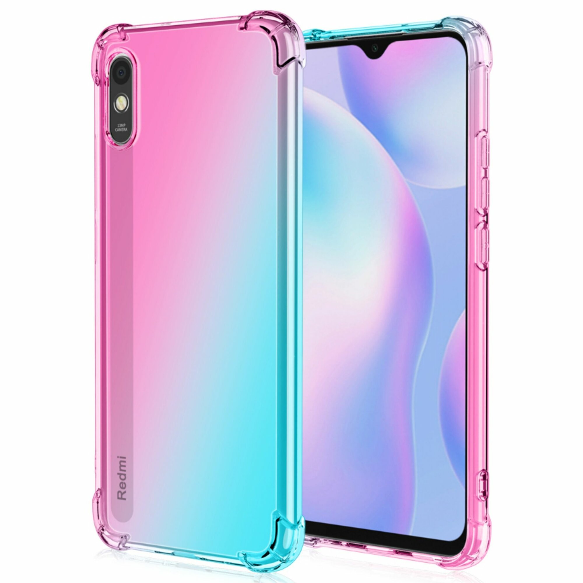 Чехол на Redmi 9A противоударный силиконовый с усиленными углами и защитой камер(M2006C3LG, Dandelion, Xiaomi Redmi 9A)