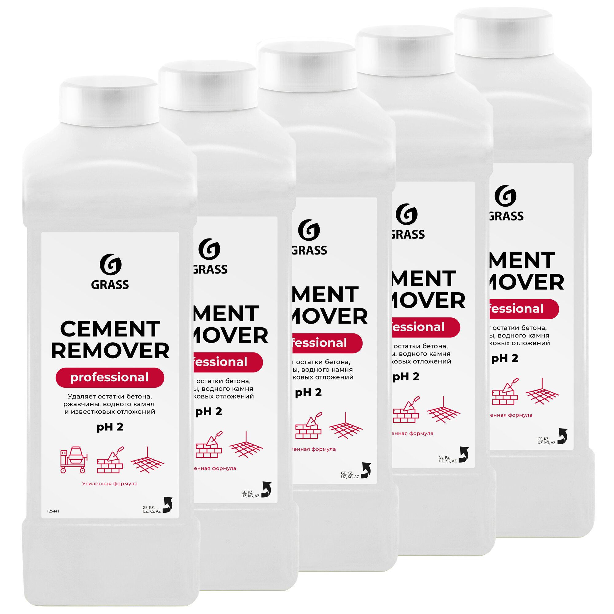 Средство для удаления цемента Cement Remover, концентрат, 1000 мл. х 5 шт.