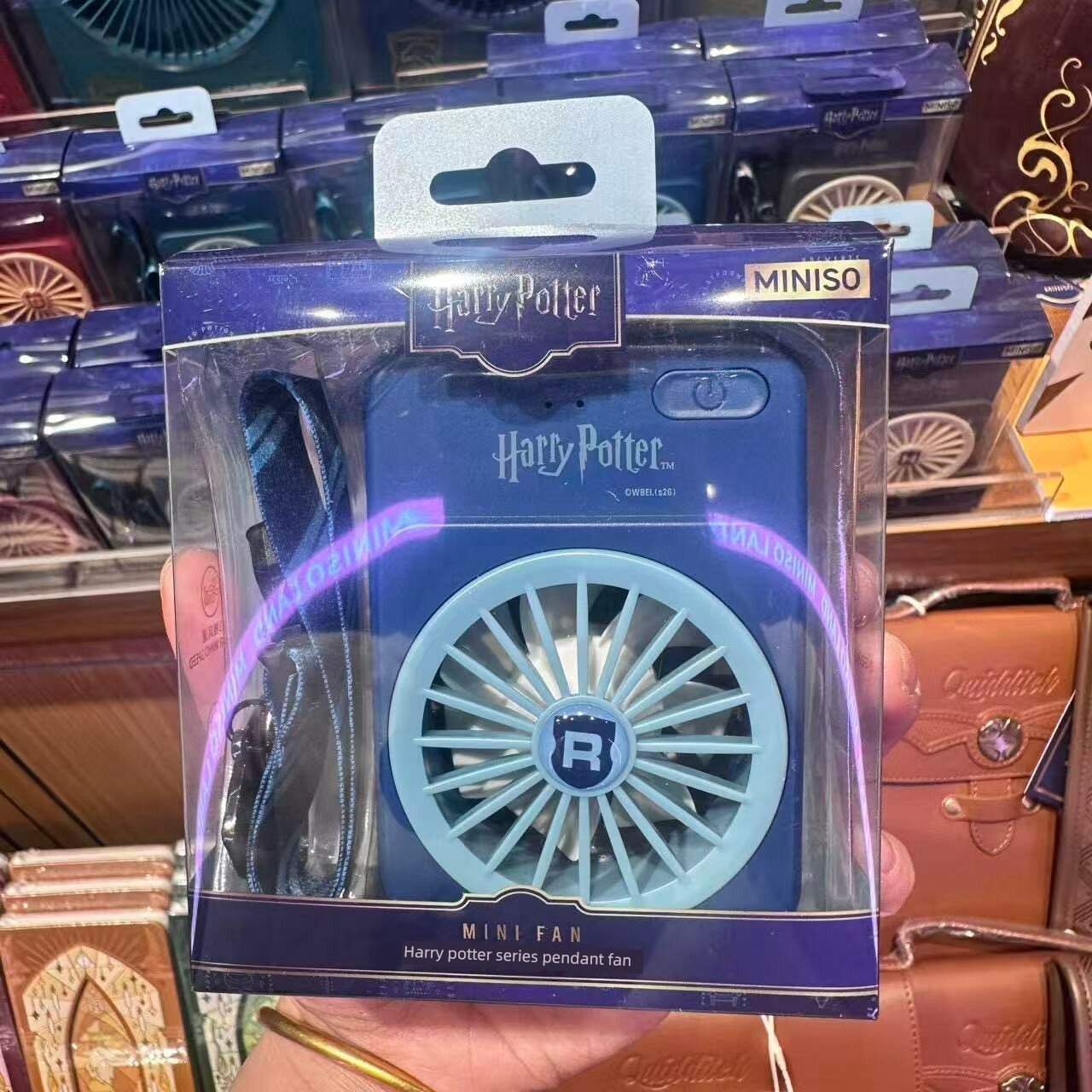 Вентилятор-брелок Harry Potter 25-летие Равенкло портативный мини 500mAh USB перезаряжаемый ручной охлаждающий