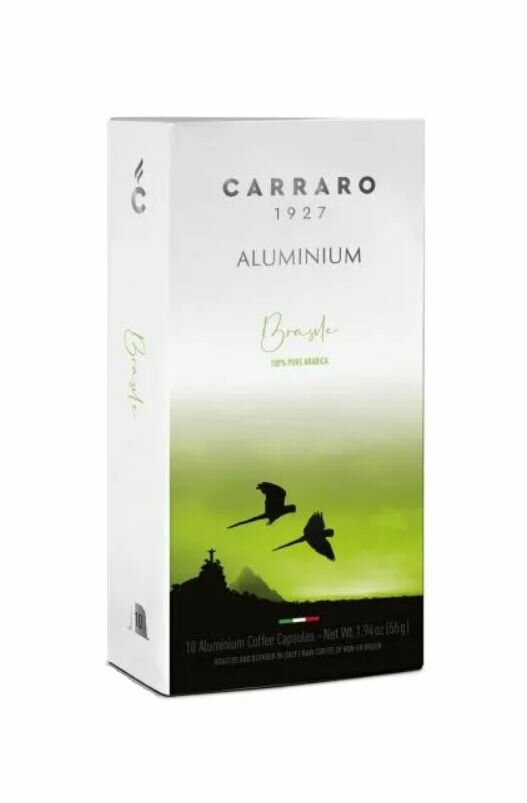 Carraro Кофе в капсулах Brasile, 55 г