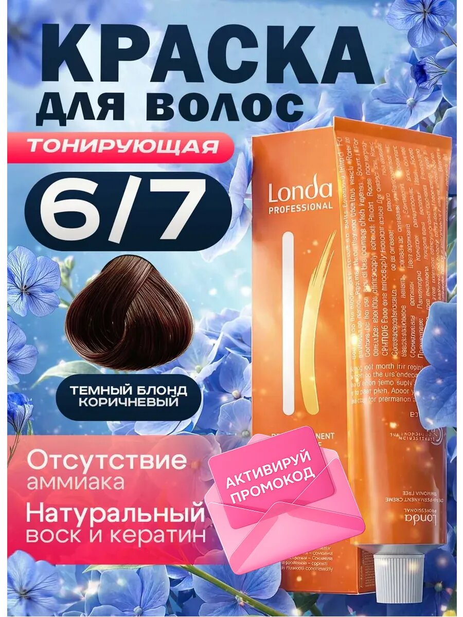 Тонирующая краска для волос профессиональная без аммиака