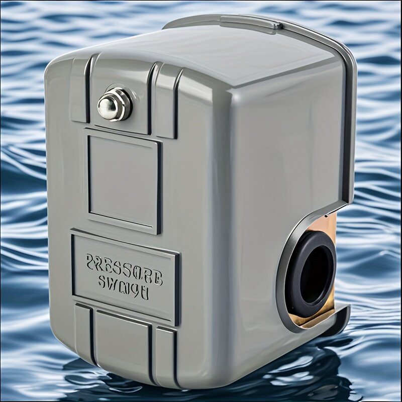 Реле давления воды для скважинного насоса 40/60 PSI, резьба 1/4" NPT, модель 30-50, серый