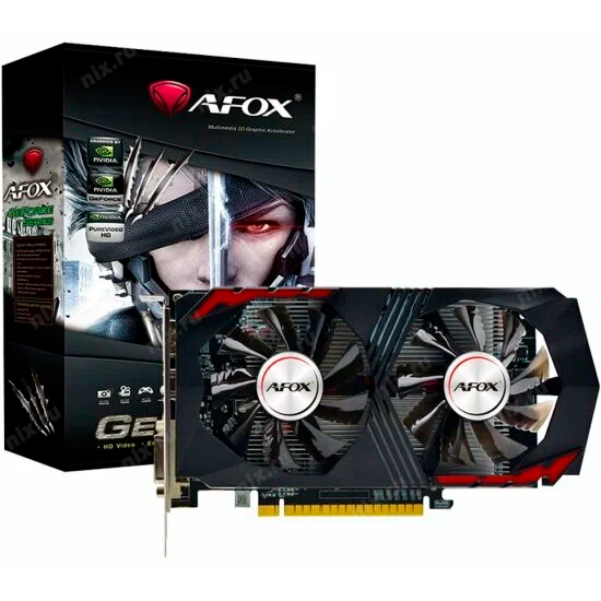 Видеокарта Afox PCI-E 3.0 AF1050-4096D5H4-V2 NVIDIA GeForce GTX 1050 4Gb 128bit GDDR5 1354/7000 HDMIx1 DPx1 HDCP Ret