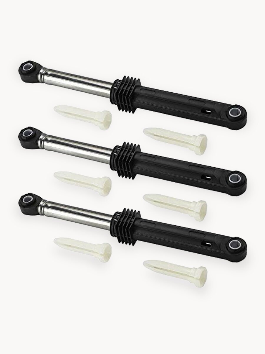 Амортизатор стиральной машины LG 100N, 11мм, 160-280мм 4901ER2003A Aks 3 шт.+ Палец амортизатора MEF63722201 6 шт.