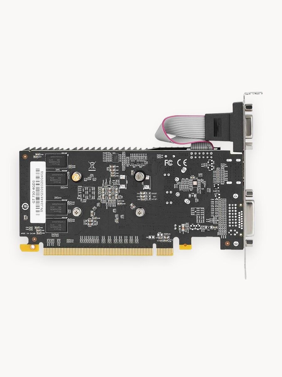 Видеокарта PELADN nVIDIA GeForce GT730 4 ГБ, DDR3, VGA, DVI, HDMI, 902 MHz, 64 bit