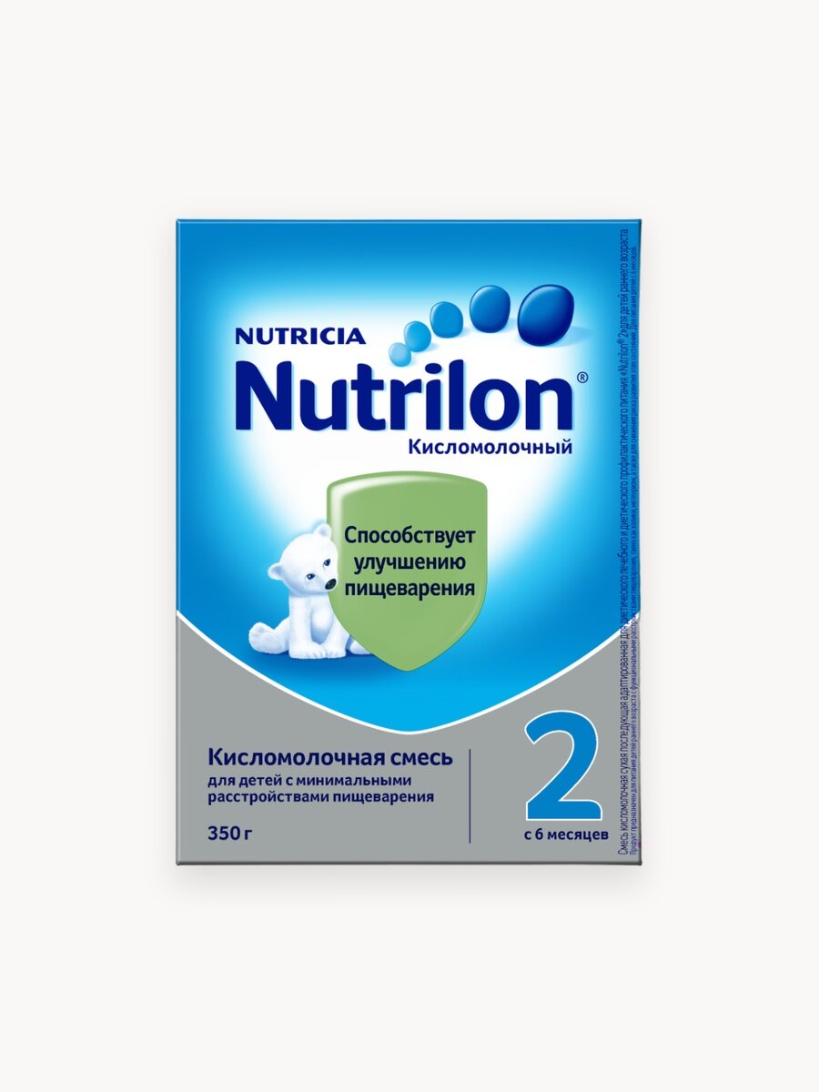 Нутрилон Детская Молочная смесь "Кисломолочный" 2, с 6 месяцев, 350 г