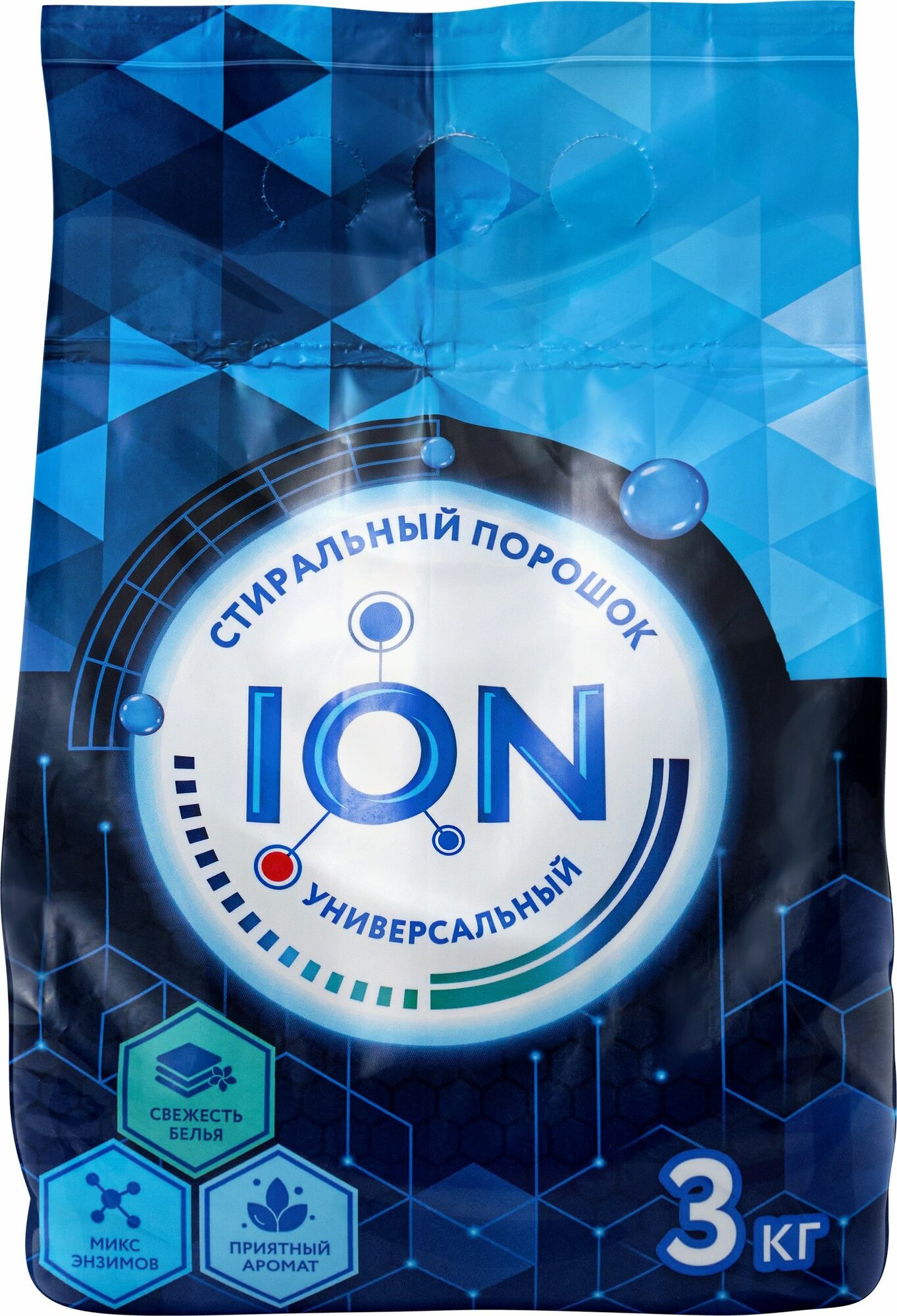 Стиральный порошок ION универсальный, 3кг