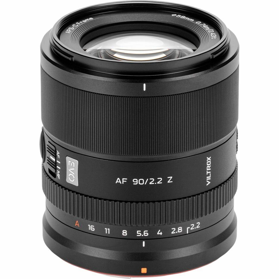 Объектив Viltrox AF 90mm F2.2 EVO Z-mount, автоматическая фокусировка