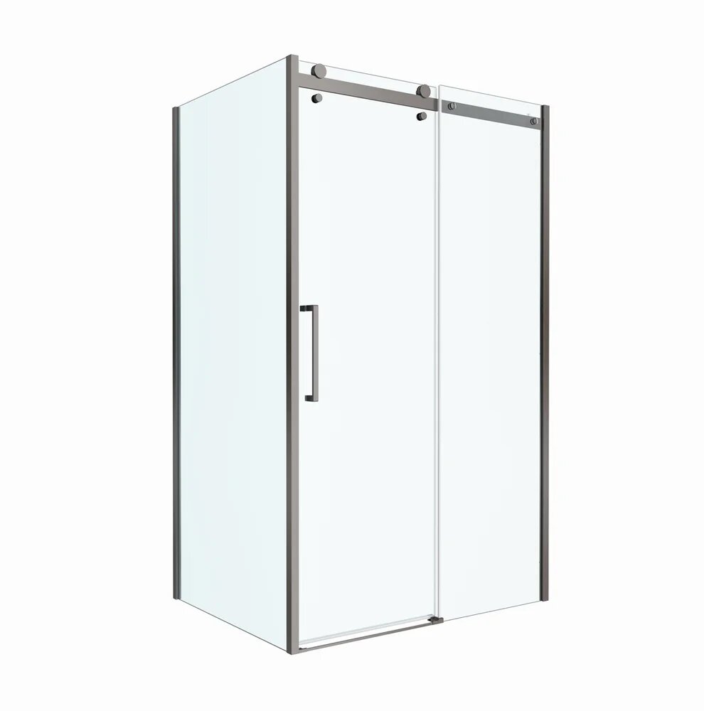 Душевой уголок BelBagno Marino 2 AH-1-110/90-C-GM без поддона, стеклянный, 110x90, прямоугольный, раздвижной, итальянский
