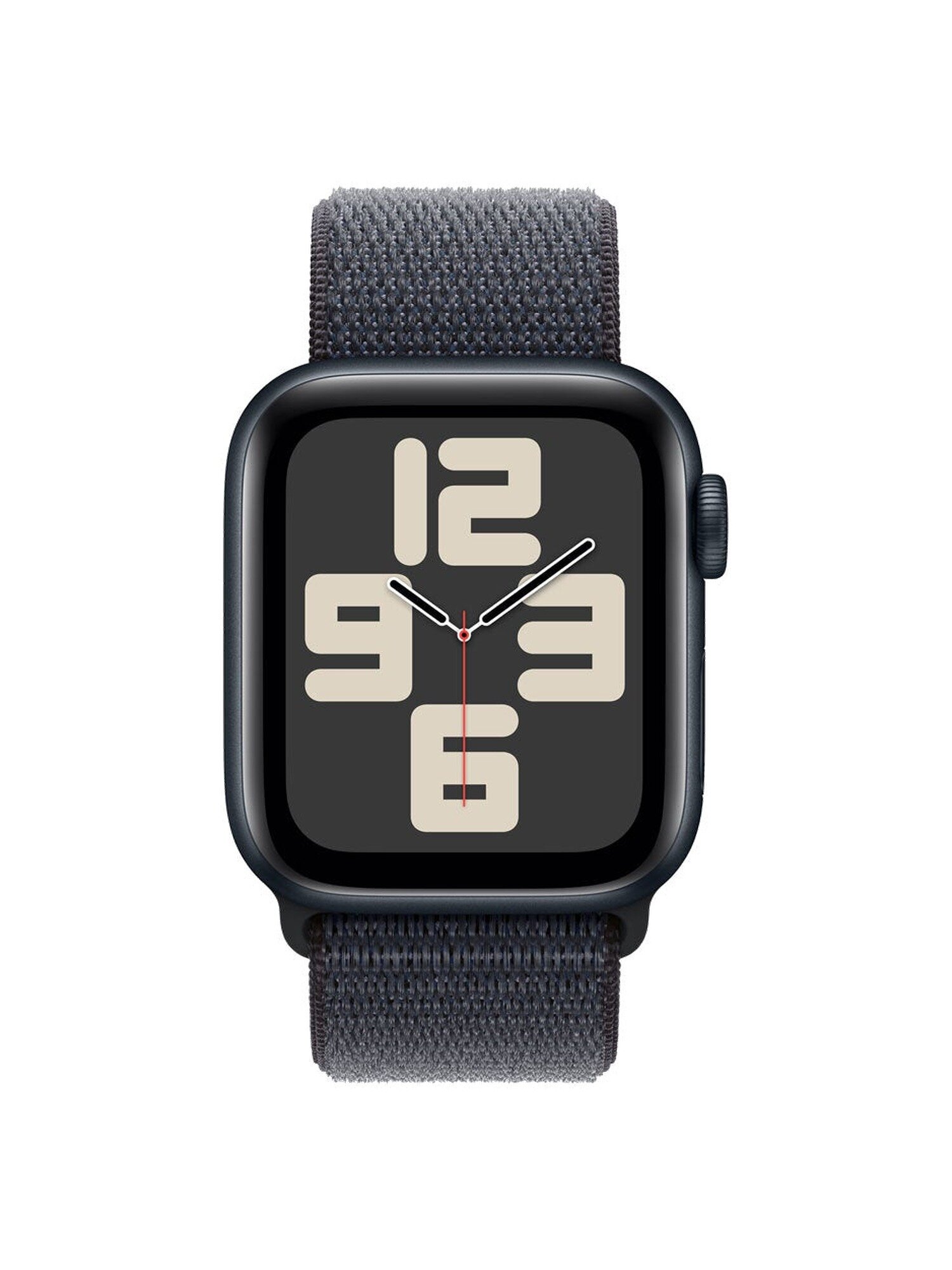 Часы Apple Watch SE 2, 40 мм, GPS, Midnight «темная ночь», ремешок Sport Loop Ink «чернильный»