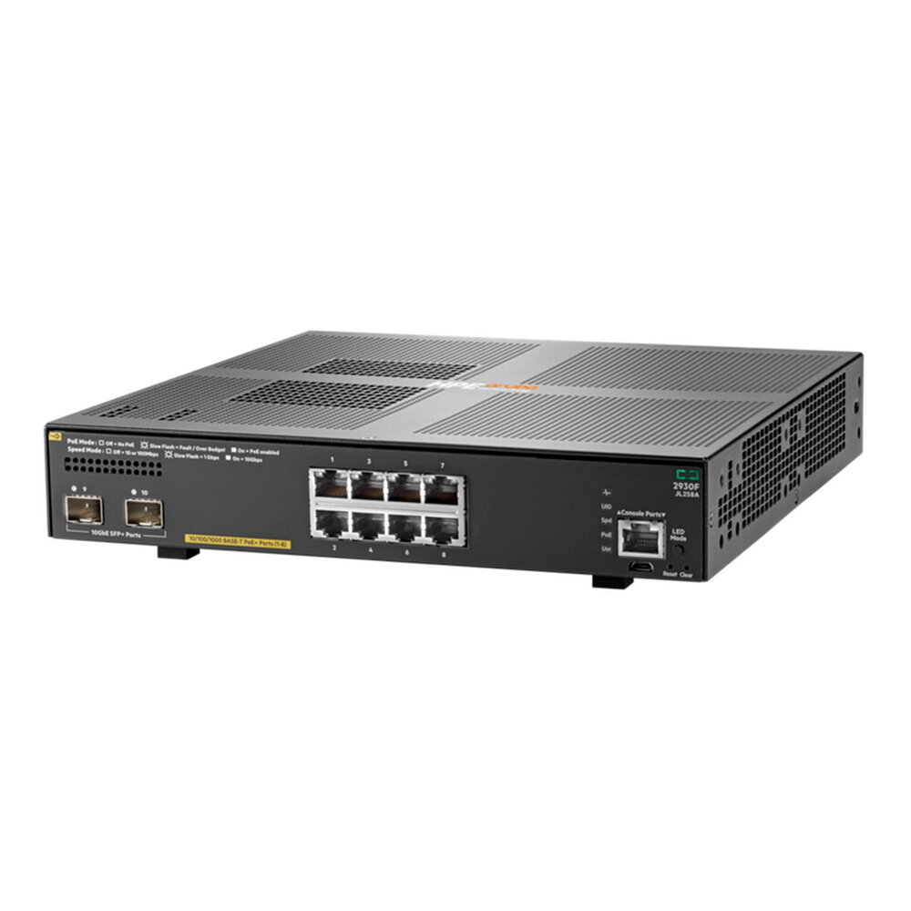 Коммутатор HPE 2930F, L3, 16 Гбит/с, управляемый (JL258A)