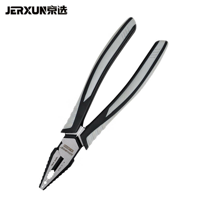 JERXUN 8-дюймовые многофункциональные клещи с плоскими губками для обработки проволоки Стиль：8-дюймовые клещи с