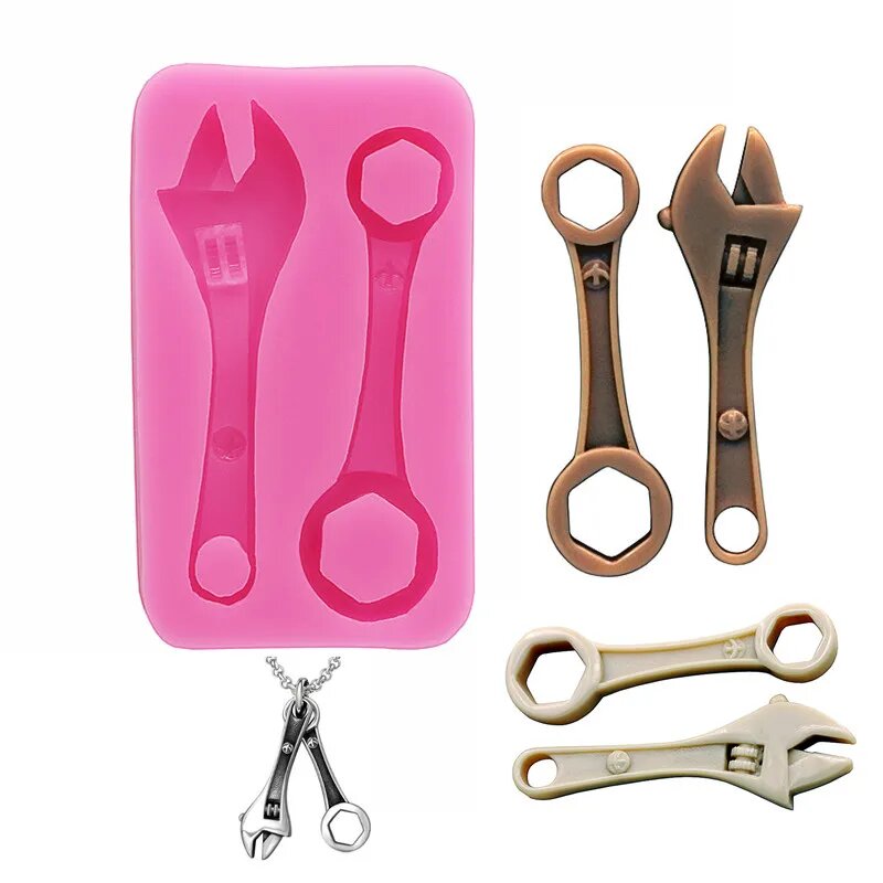 Форма для выпечки силиконовая "Ключ" Pink4