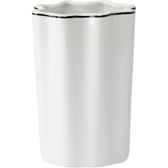Стакан для зубных щеток Bergenson Bjorn Bath Camellia, белый (BB0001028)