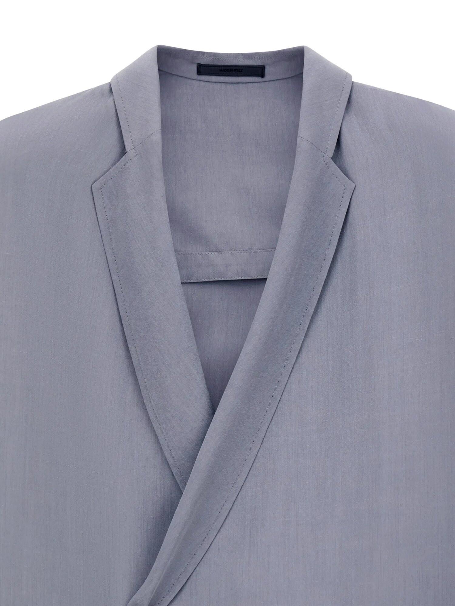 Куртка GIORGIO ARMANI Double-breasted notched-lapel blazer, размер 46, blue — фото 1