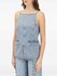 Топ Armani Exchange Backless flap-pocket top