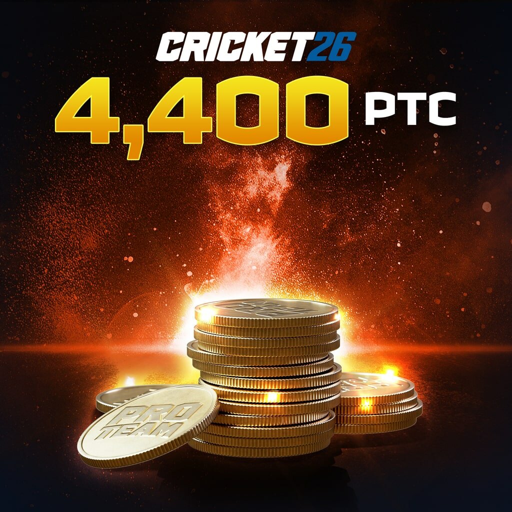 Дополнение Cricket 26 - 4400 Pro Team Credits, цифровое издание PlayStation 5, регион Индия / код пополнения баланса