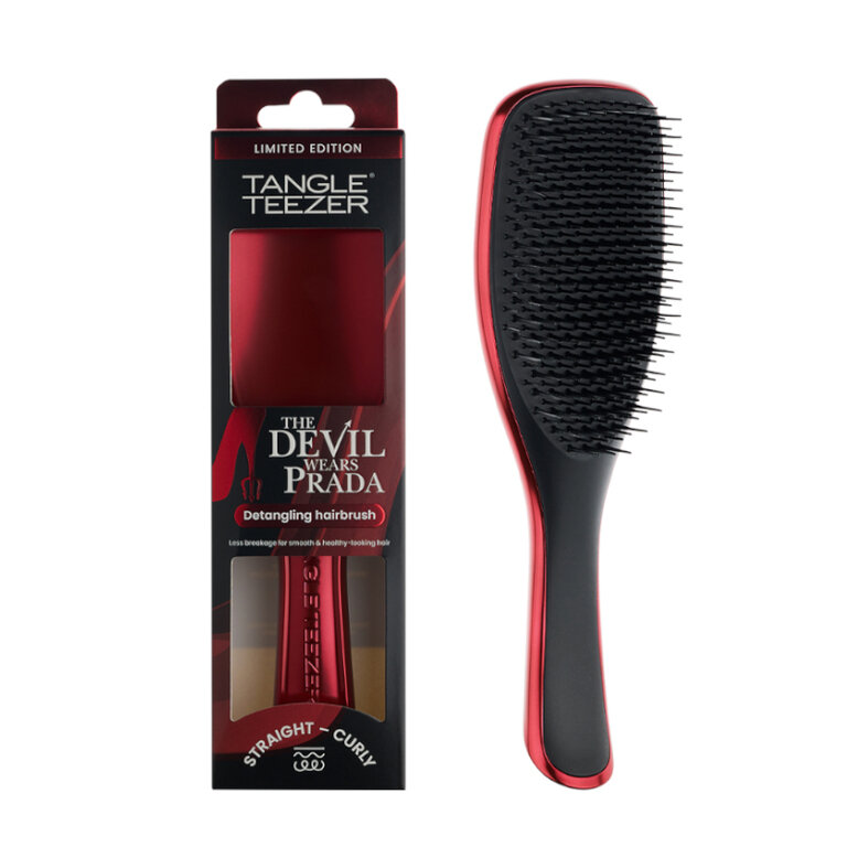TANGLE TEEZER The Ultimate Detangler Chrome The Devil Wears Prada Расческа Великобритания 1 шт