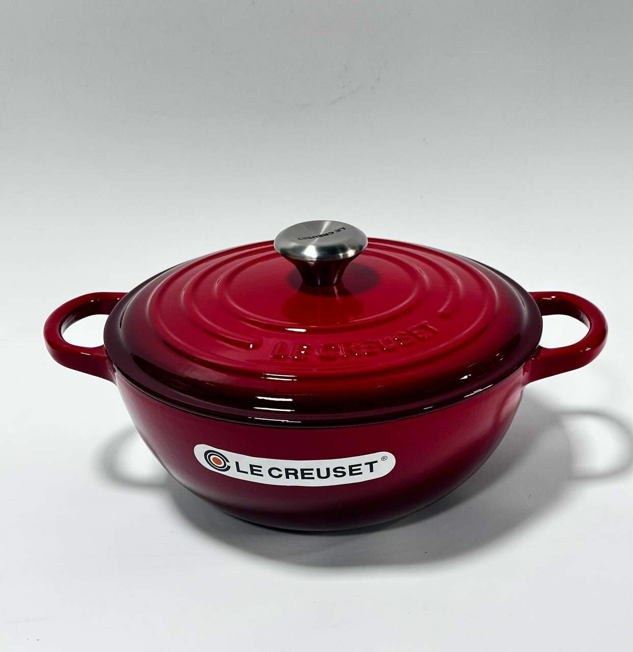 Кастрюля-казан Le Creuset "Signature", чугун, антипригарное покрытие, 4,1 л, 26 см, вишнево-красная