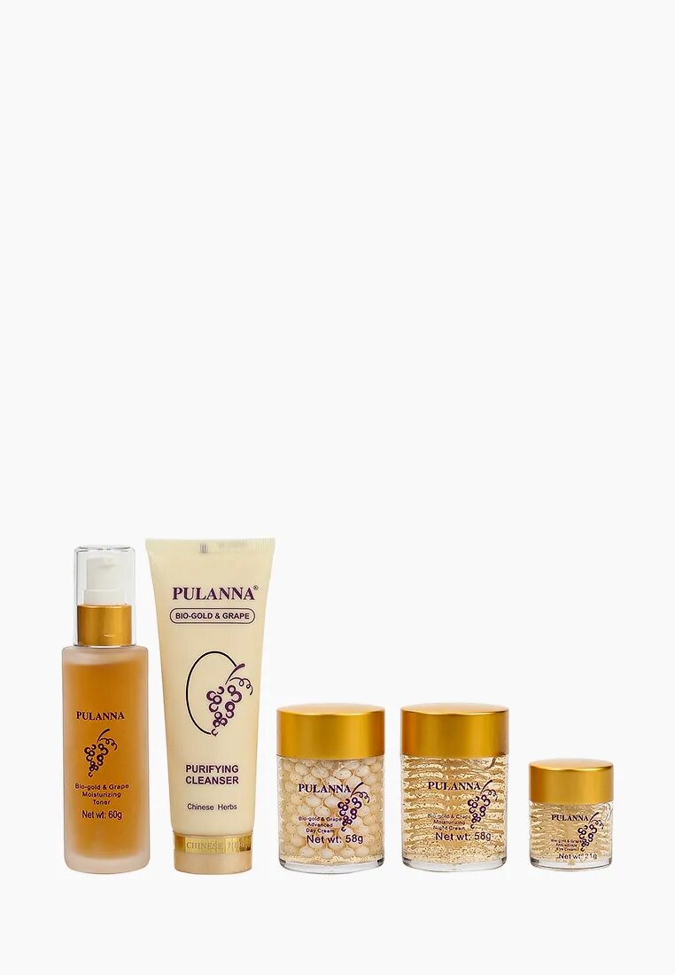Pulanna Набор для ухода за лицом 60г, 60г, 58г, 58г, 21г