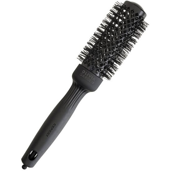Термобрашинг Olivia Garden EXPERT BLOWOUT SHINE Wavy Bristles Black Label 35 мм