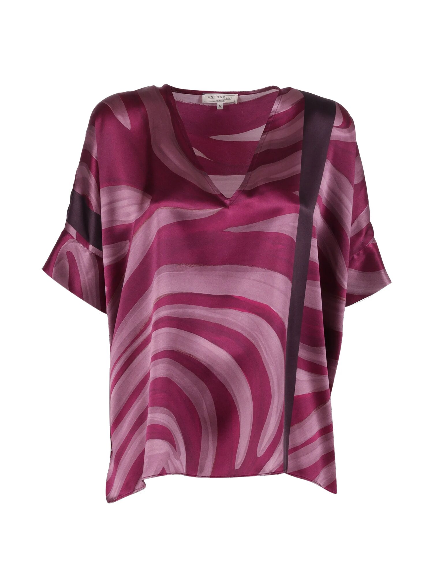 Футболка Abstract-print silk T-shirt