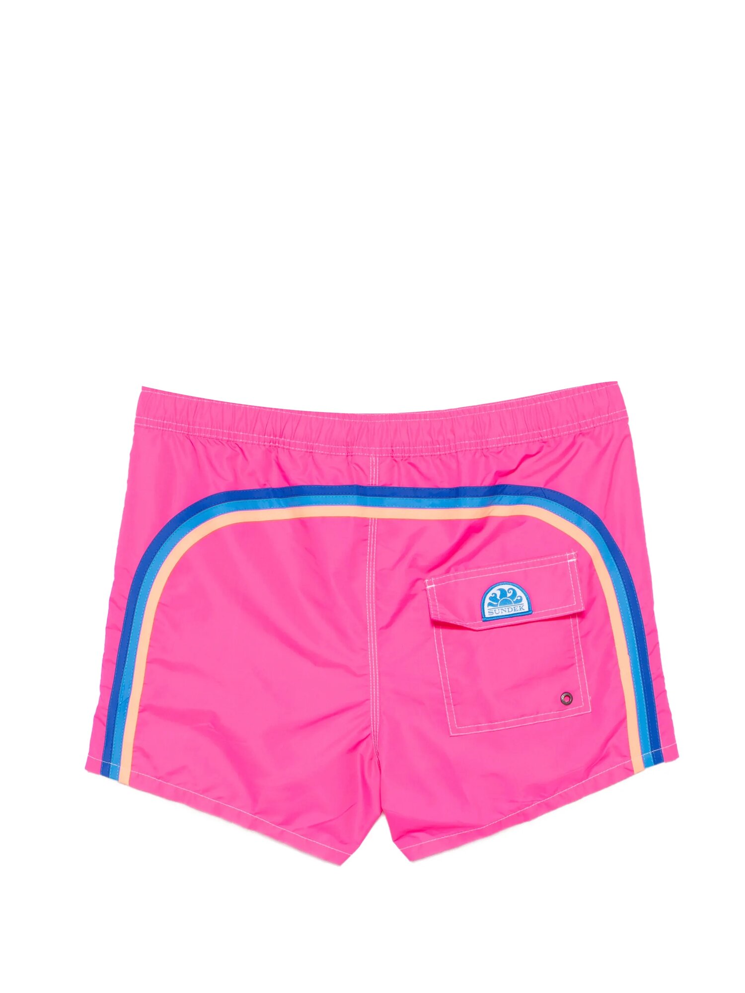 Шорты для плавания SUNDEK Logo-patch swim shorts, размер 52, pink — фото 1