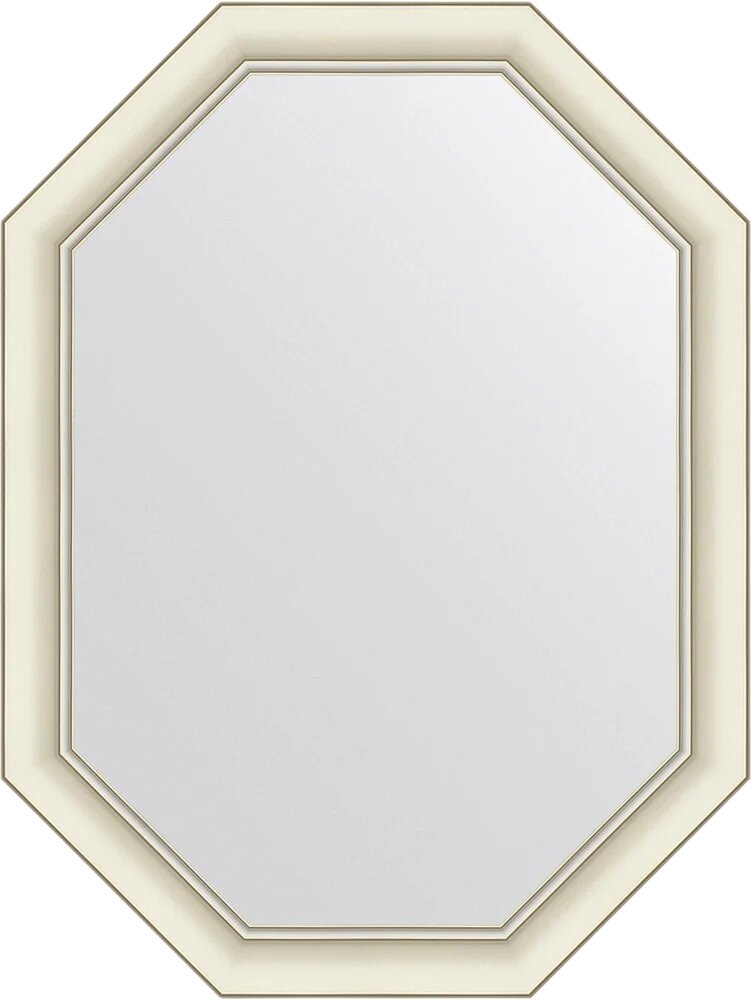 Зеркало Evoform Octagon BY 7435 61х81 61 см, бежевое, зеркало настенное в ванную