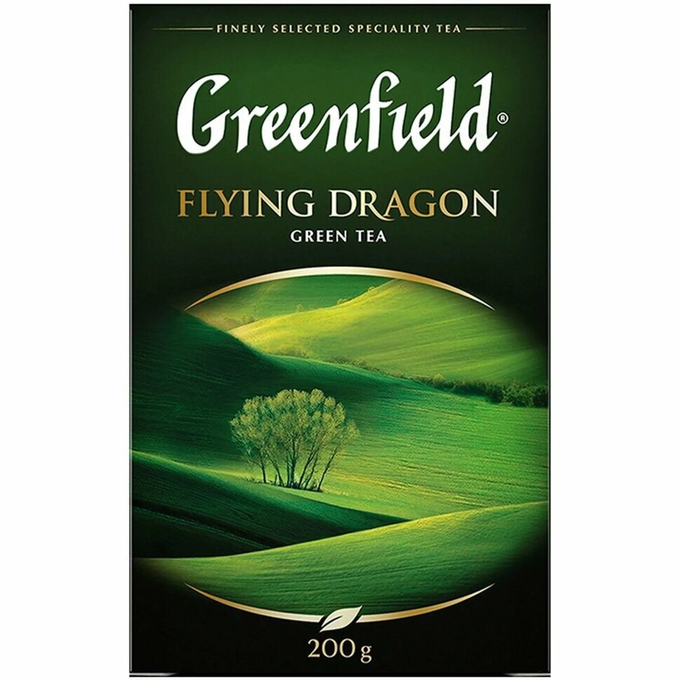 Чай зеленый листовой Greenfield Flying Dragon, 200гр, 1841083